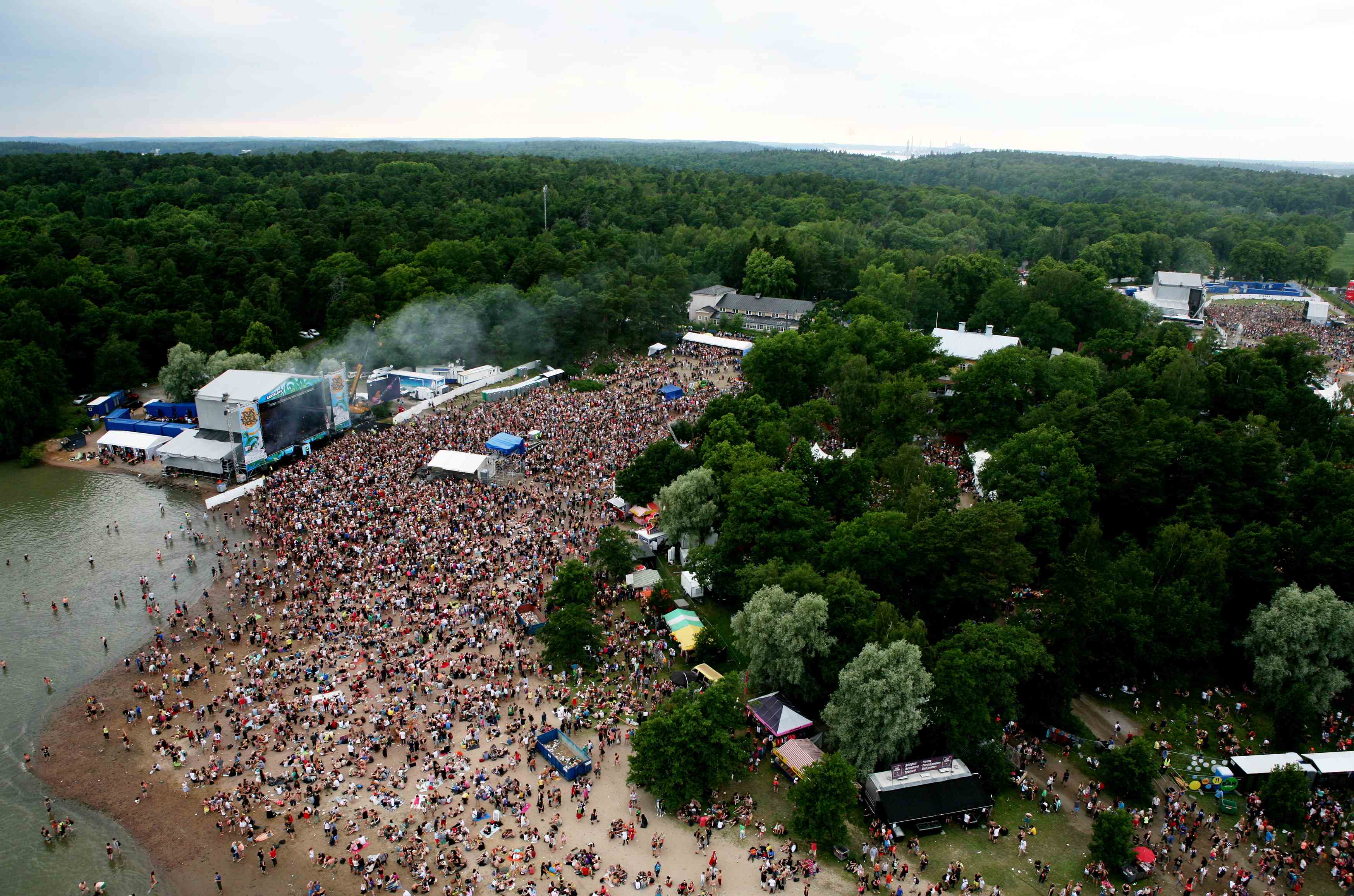 Ruisrockissa juhli viikonlopun aikana 63 000 festivaalikävijää